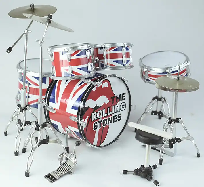Miniature drum set The Rolling Stones | Wholesale miniature drum The ...