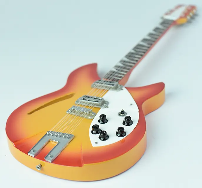 Miniature guitar replica George Rickenbacker 12 strings | George ...